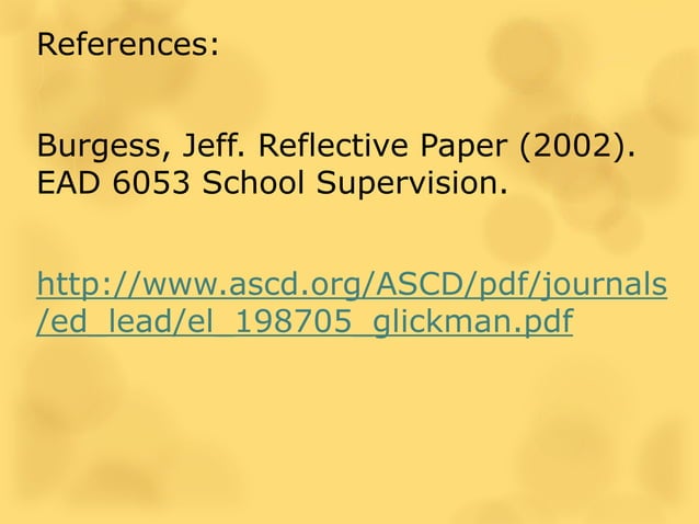 Developmental supervision | PPT