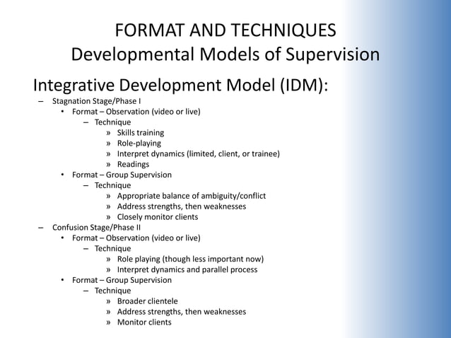 Developmental Supervision | PPTX