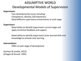 Developmental Supervision | PPTX