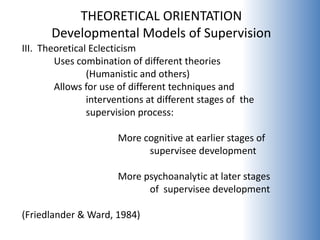 Developmental Supervision | PPTX