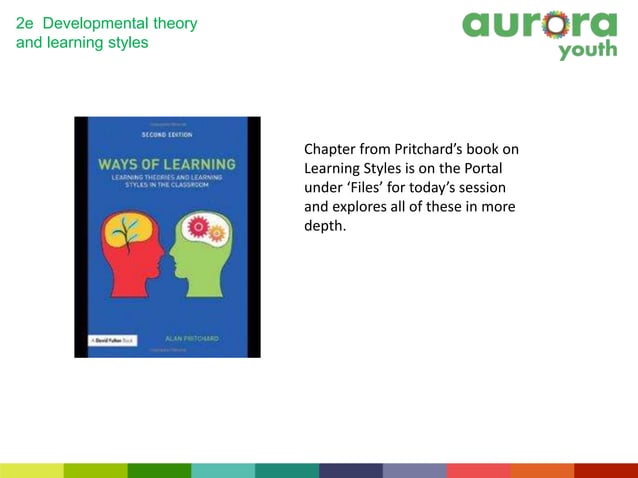 Developmental theory and learning styles | PPTX