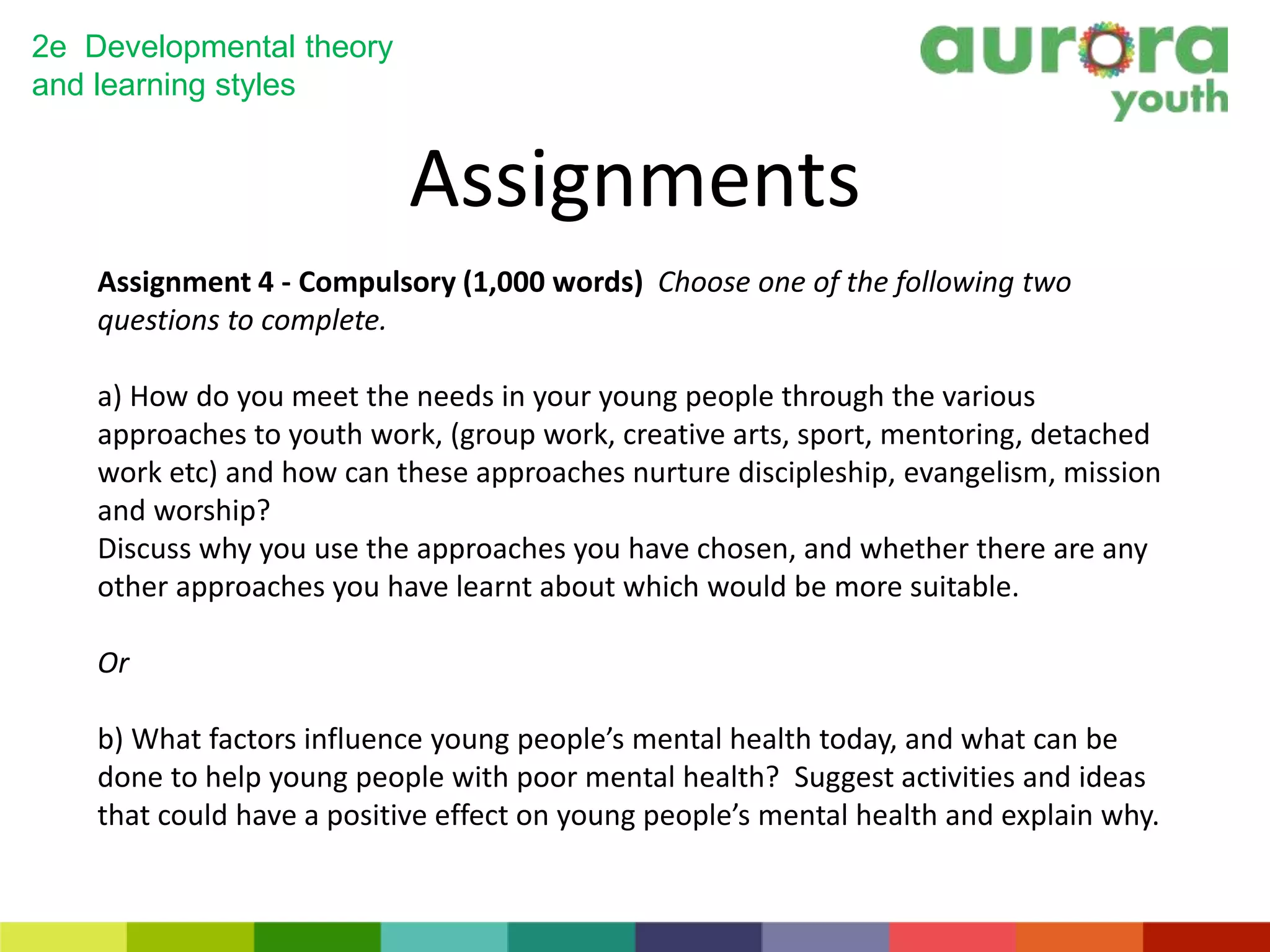 Developmental theory and learning styles | PPTX | Parenting | Family ...