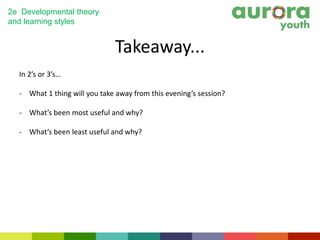 Developmental theory and learning styles | PPTX | Parenting | Family ...