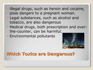 Developmental toxicology 18 nov-11-1 | PPT