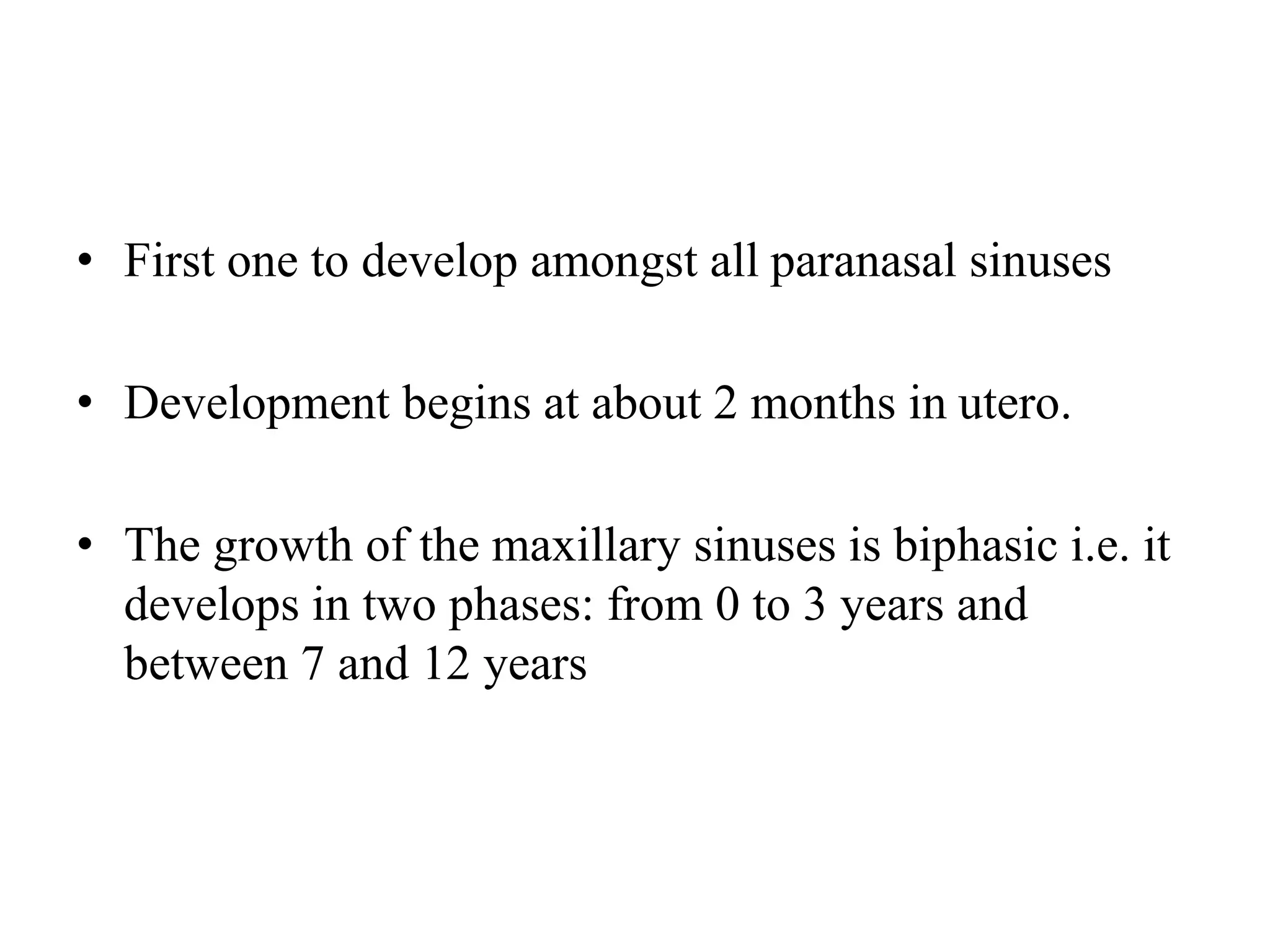 Development, Anatomy and Histology of Maxillary Sinus.pptx | Ear, Nose ...