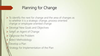 nature of planned change | PPTX
