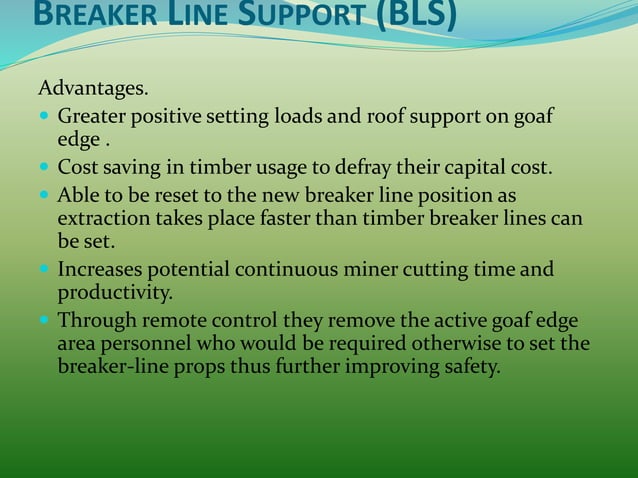 Development and depillaring with continuous miner | PPT