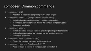 Development and deployment with composer and kite | PPT