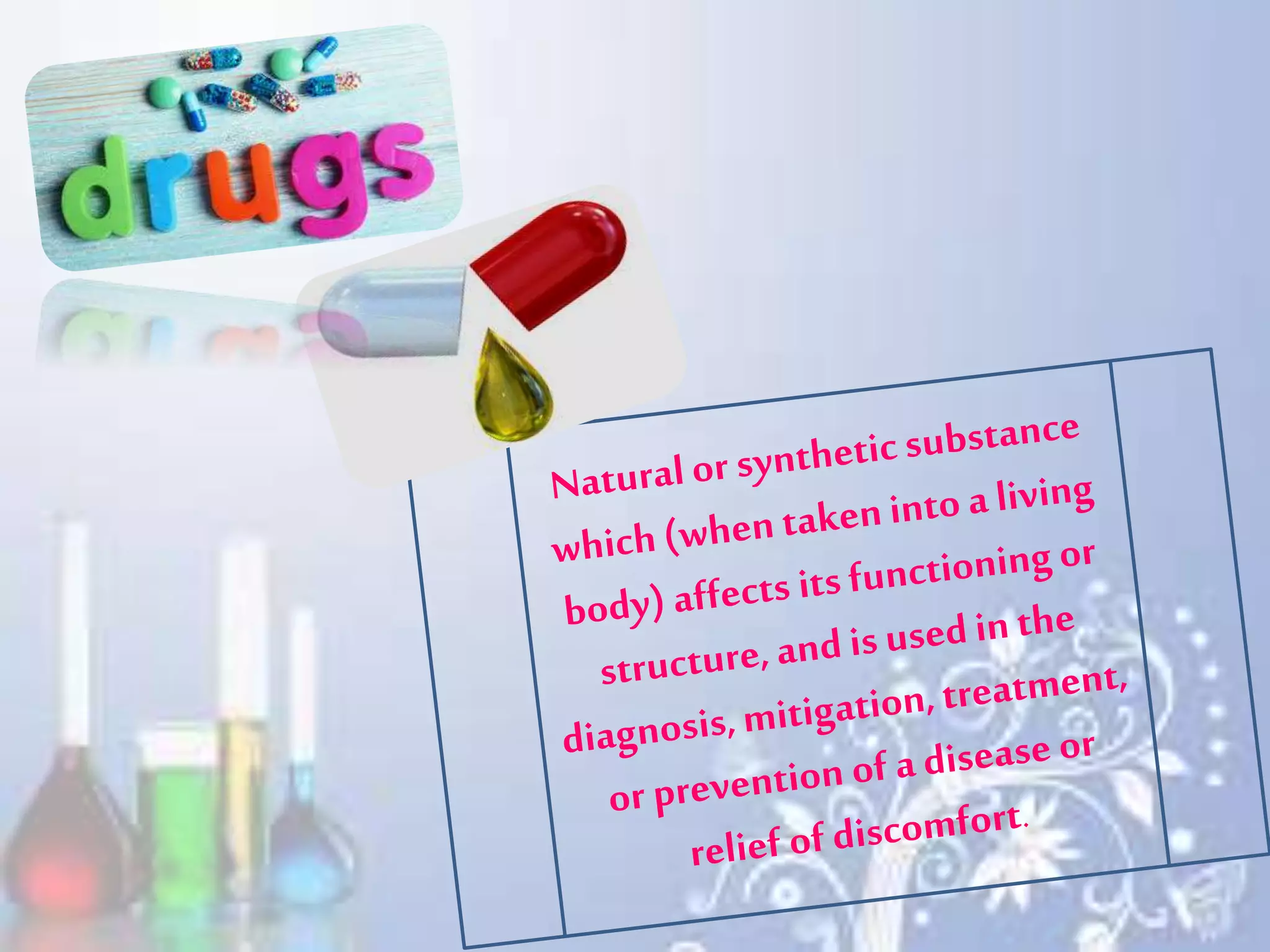 INTRODUCTION TO PHARMACY | PPTX | Chemistry | Science