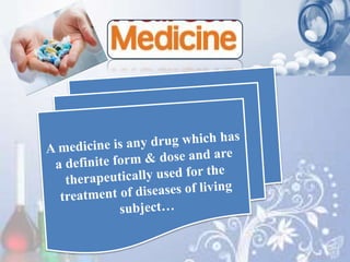 INTRODUCTION TO PHARMACY | PPTX | Chemistry | Science