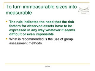 Development and implementation of metrics for information security risk ...