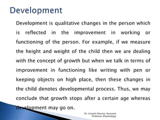 Development and it’s principles | PPT