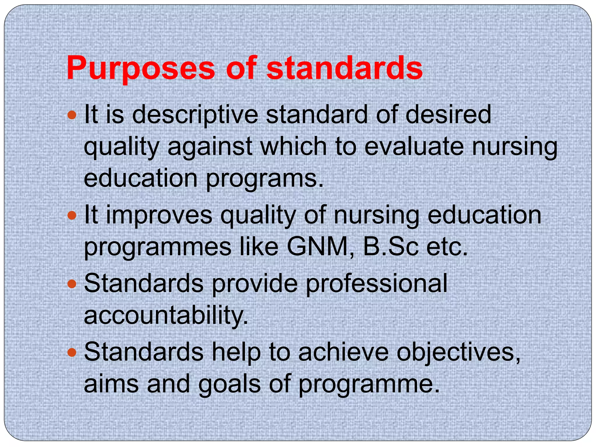 Development and maintenance of standards copy | PPTX