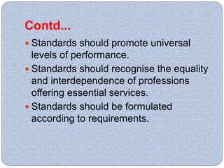 Development and maintenance of standards copy | PPTX