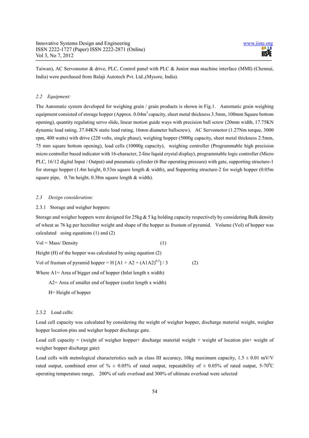 Development and performance evaluation of servo based | PDF