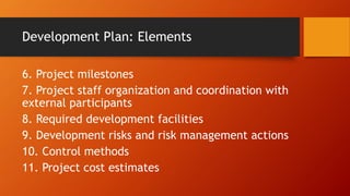 Development and quality plan | PPTX