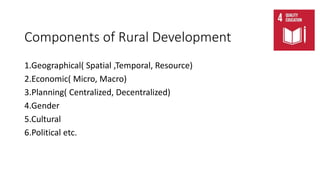 Development and rural development | PPT