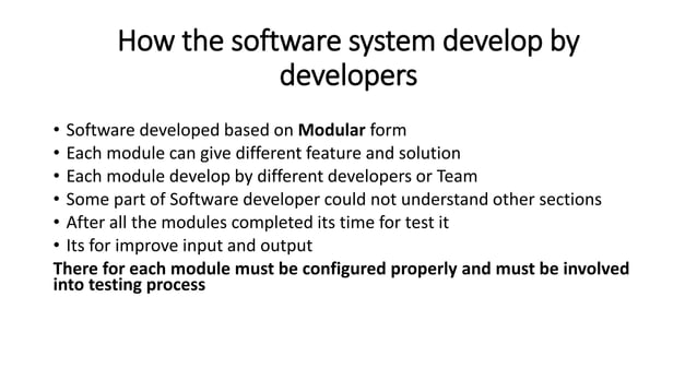 IGCSE Chapter 7 System life cycle Development, Section Development and ...