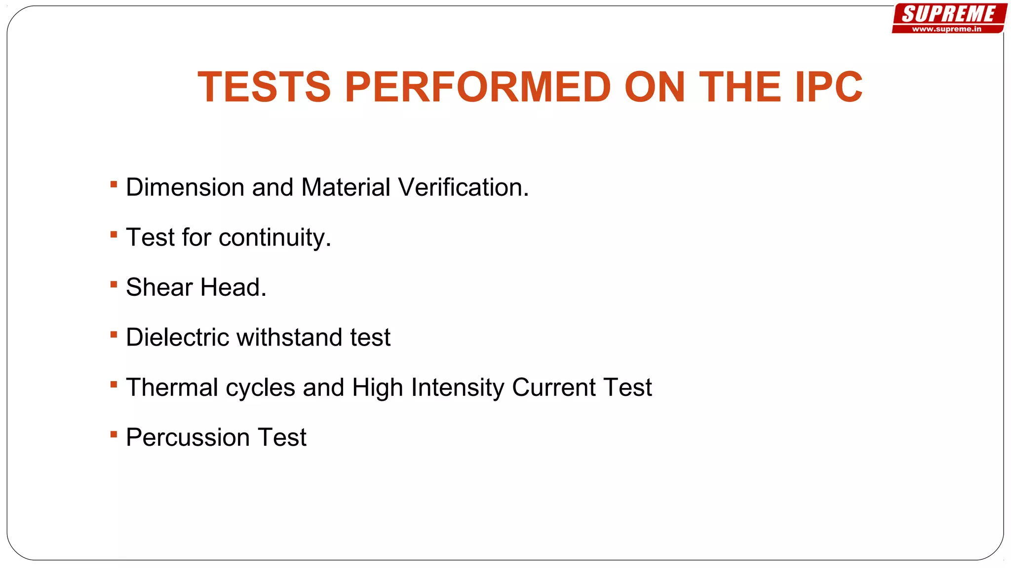 Development and testing of ipc | PPT