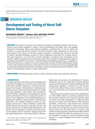 Novel 3D-Printed Soft Linear and Bending Actuators | PDF | Wearable Technology | Consumer ...