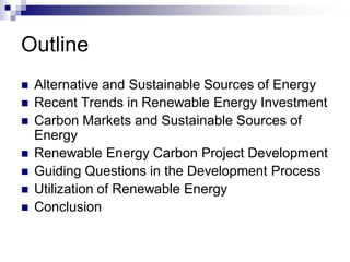 Development and Utilization of Alternative Energy Sources | PPT