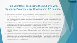 Development API , Travel Development API | PPT