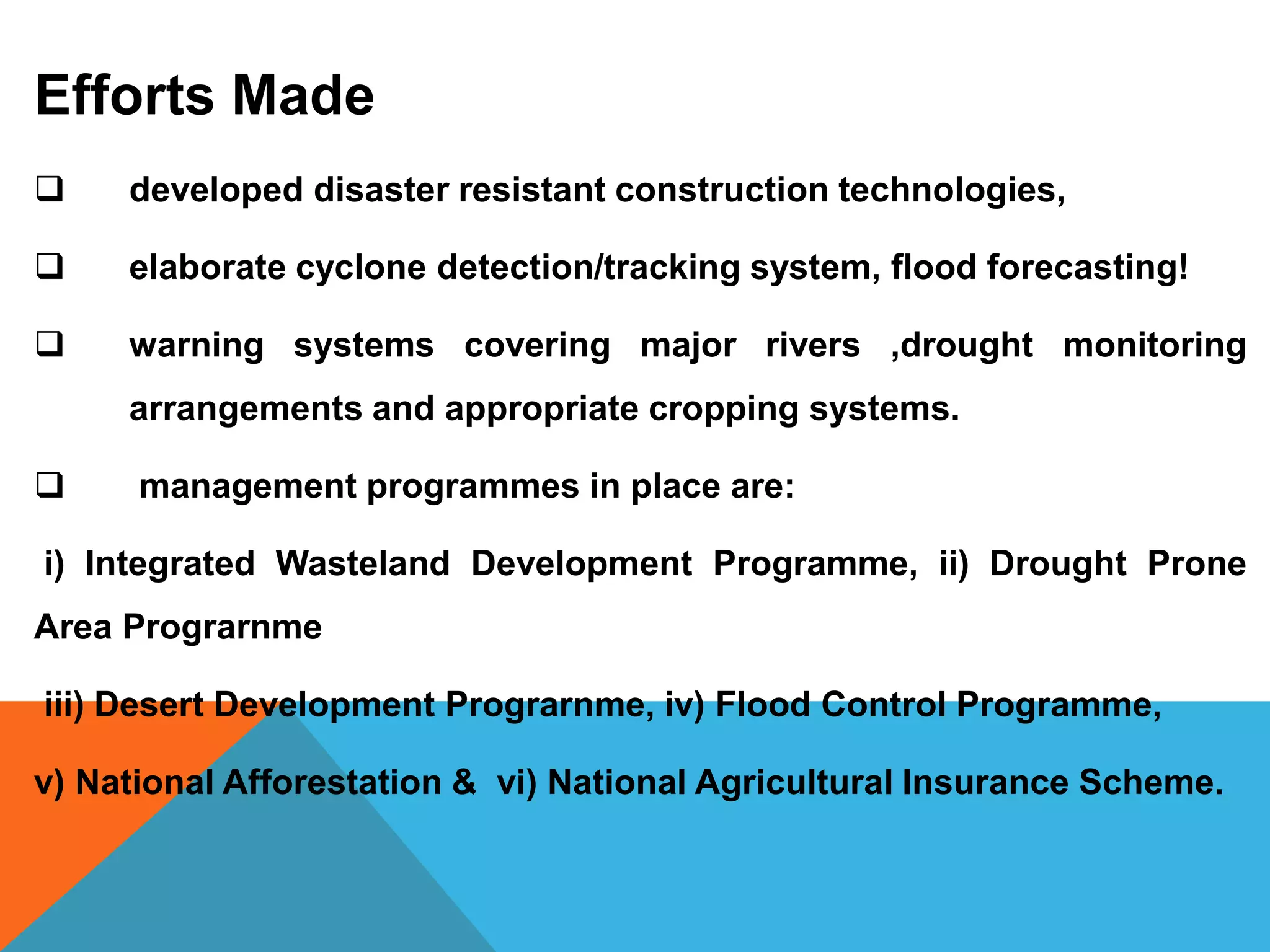 Development approaches to disaster management and risk management | PPTX