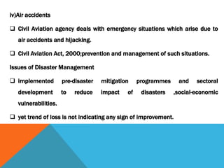 Development approaches to disaster management and risk management | PPTX