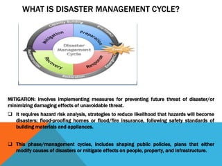 Development approaches to disaster management and risk management | PPTX