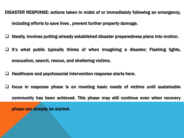 Development approaches to disaster management and risk management | PPT