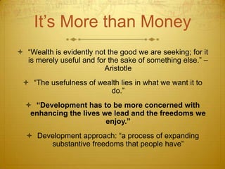 Development as freedom | PPTX