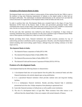 Development bank | DOCX