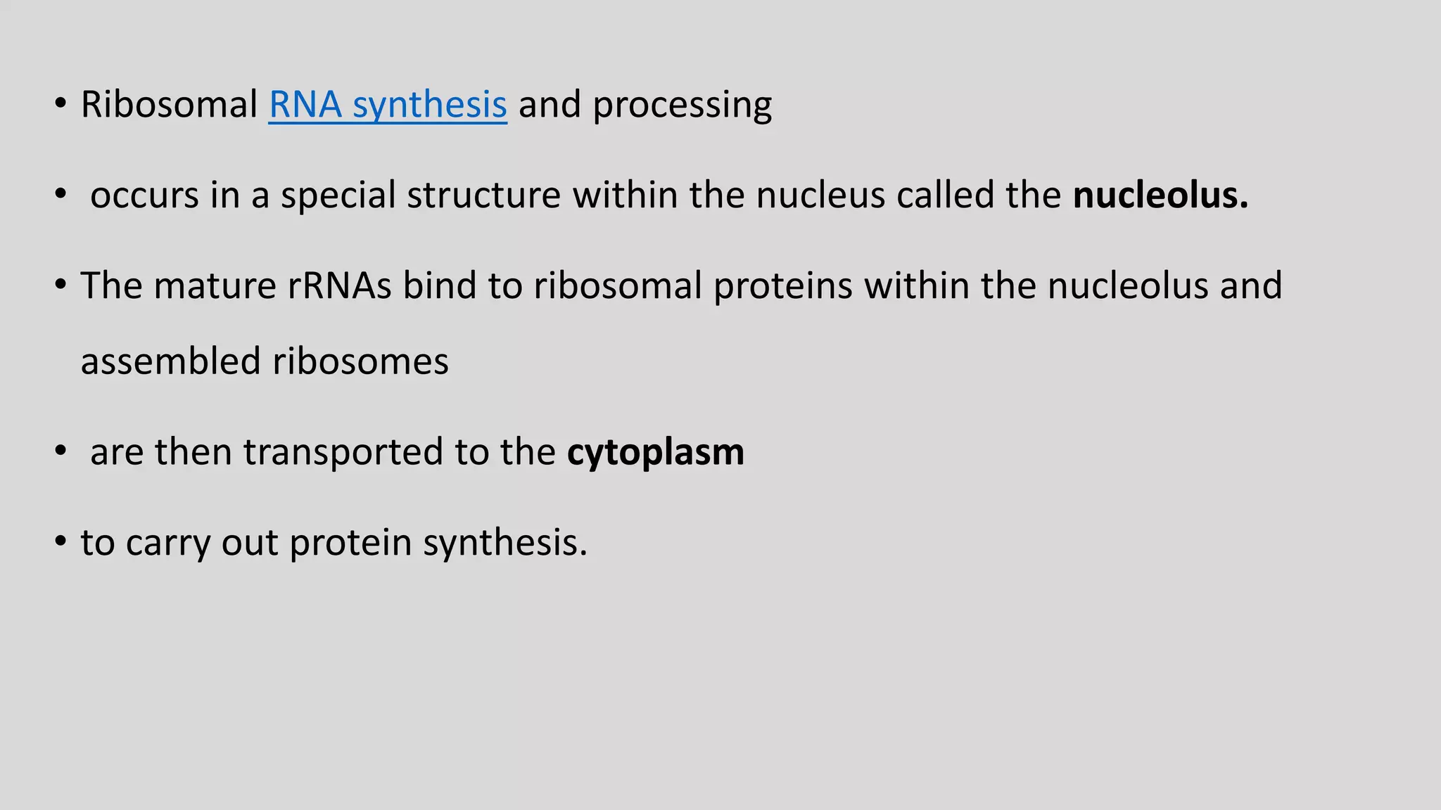 Development biology (rna processing and translational regulation of ...