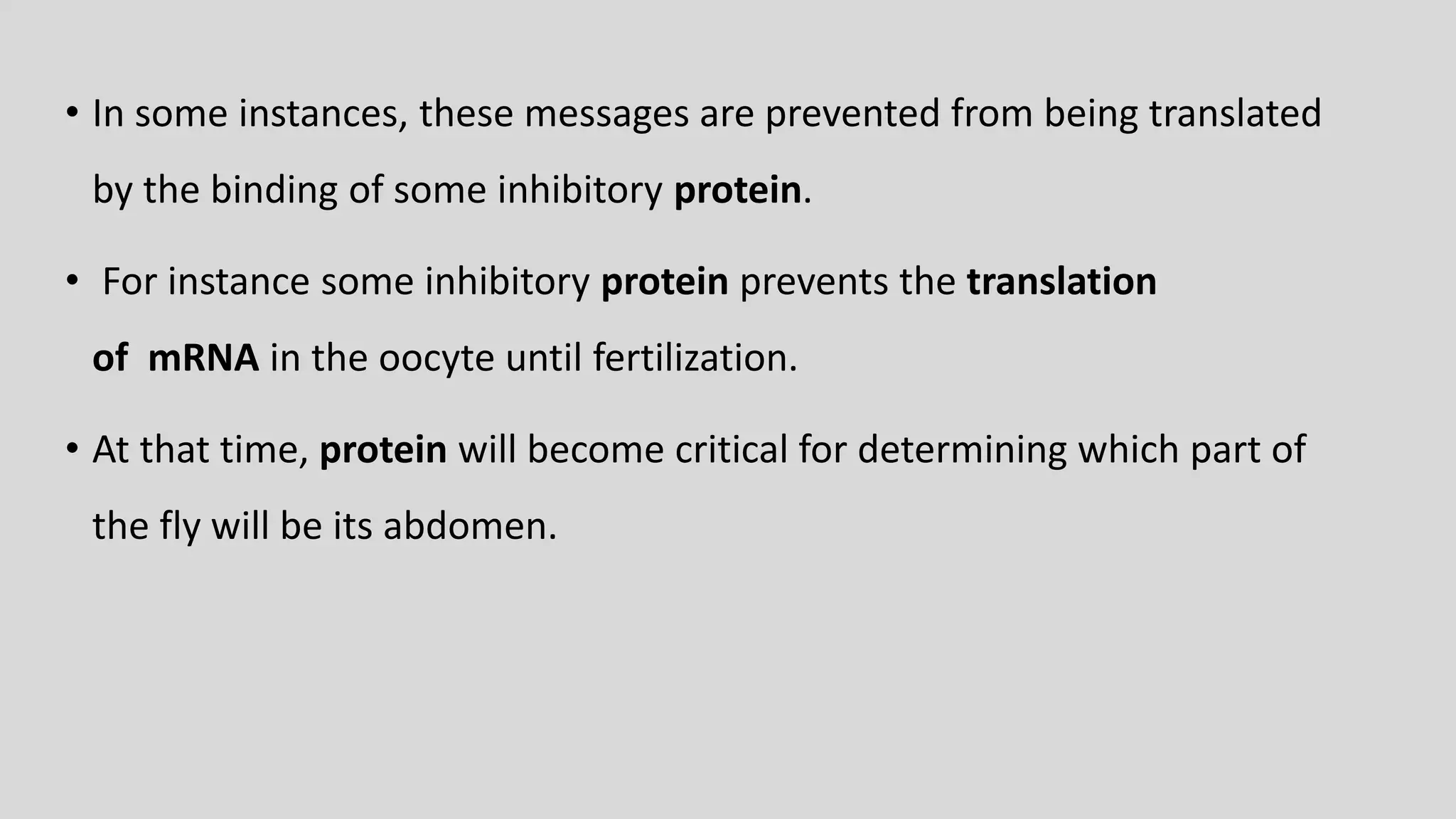 Development biology (rna processing and translational regulation of ...