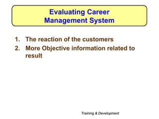 Development & career management | PPT