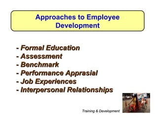 Development & career management | PPT