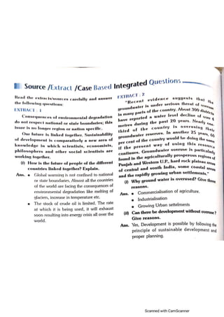 Development class 10 question answer | PDF