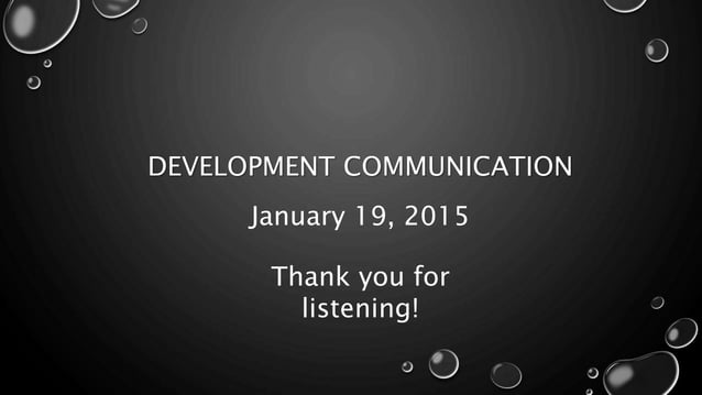 Development communication | PPT