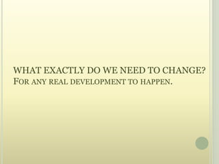 Development communication | PPTX