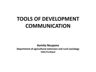 Development communication | PPTX