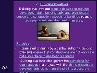 Development control rules and regulation | PPTX