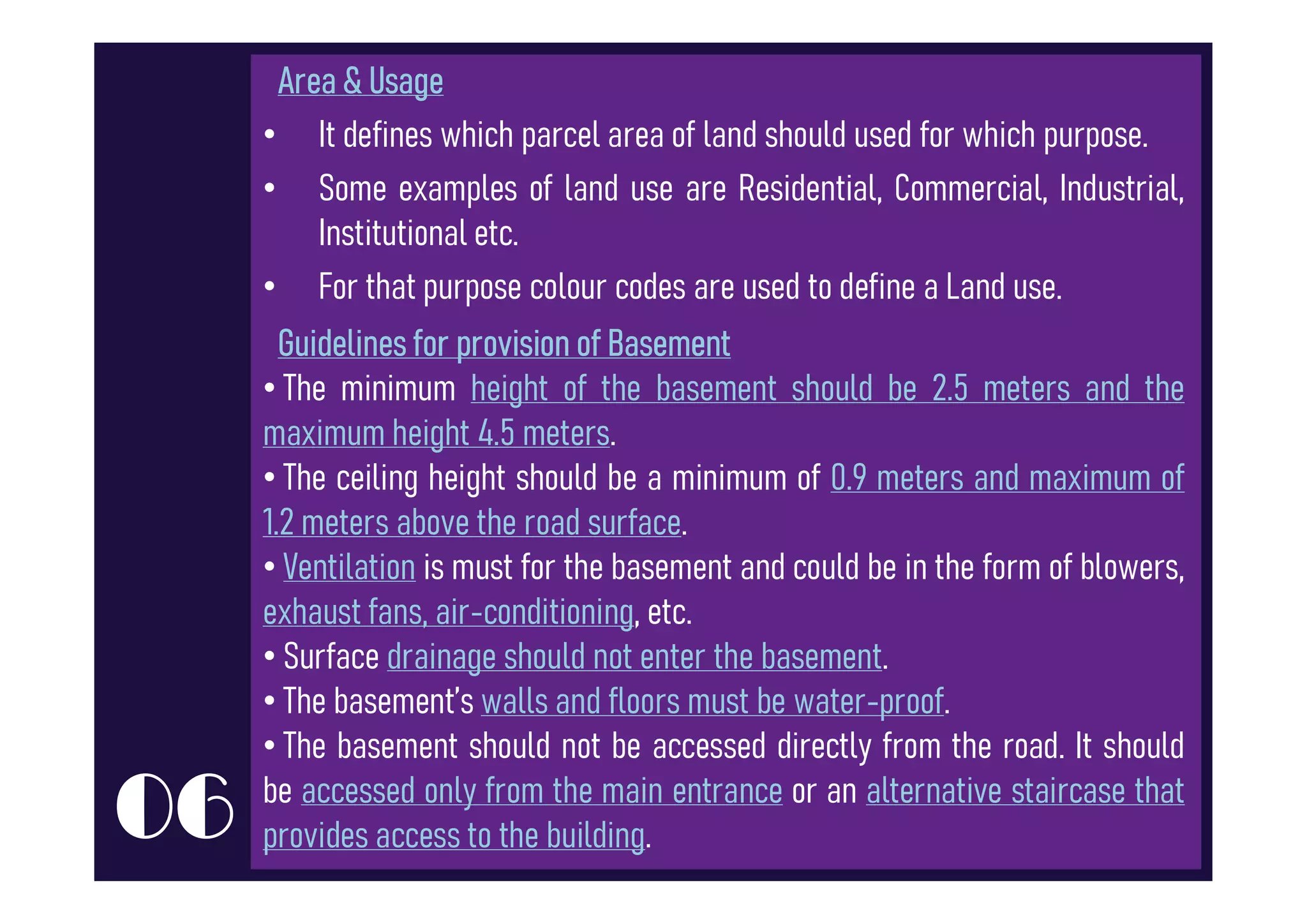 Development control rules (NBC) | PDF