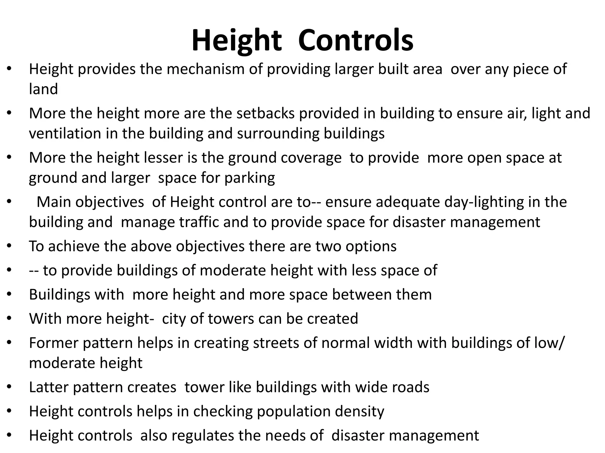 What are Development controls | PPTX