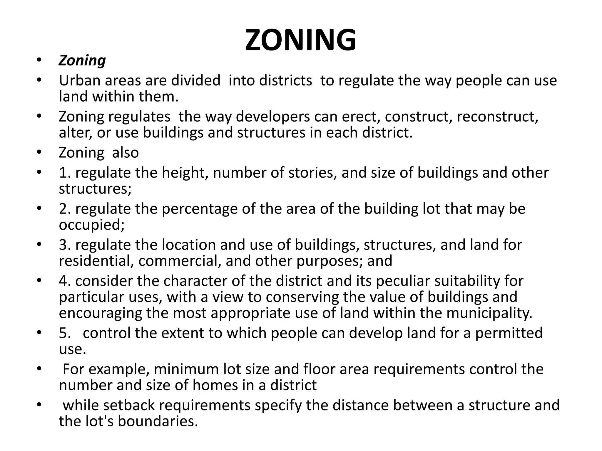 What are Development controls | PPTX