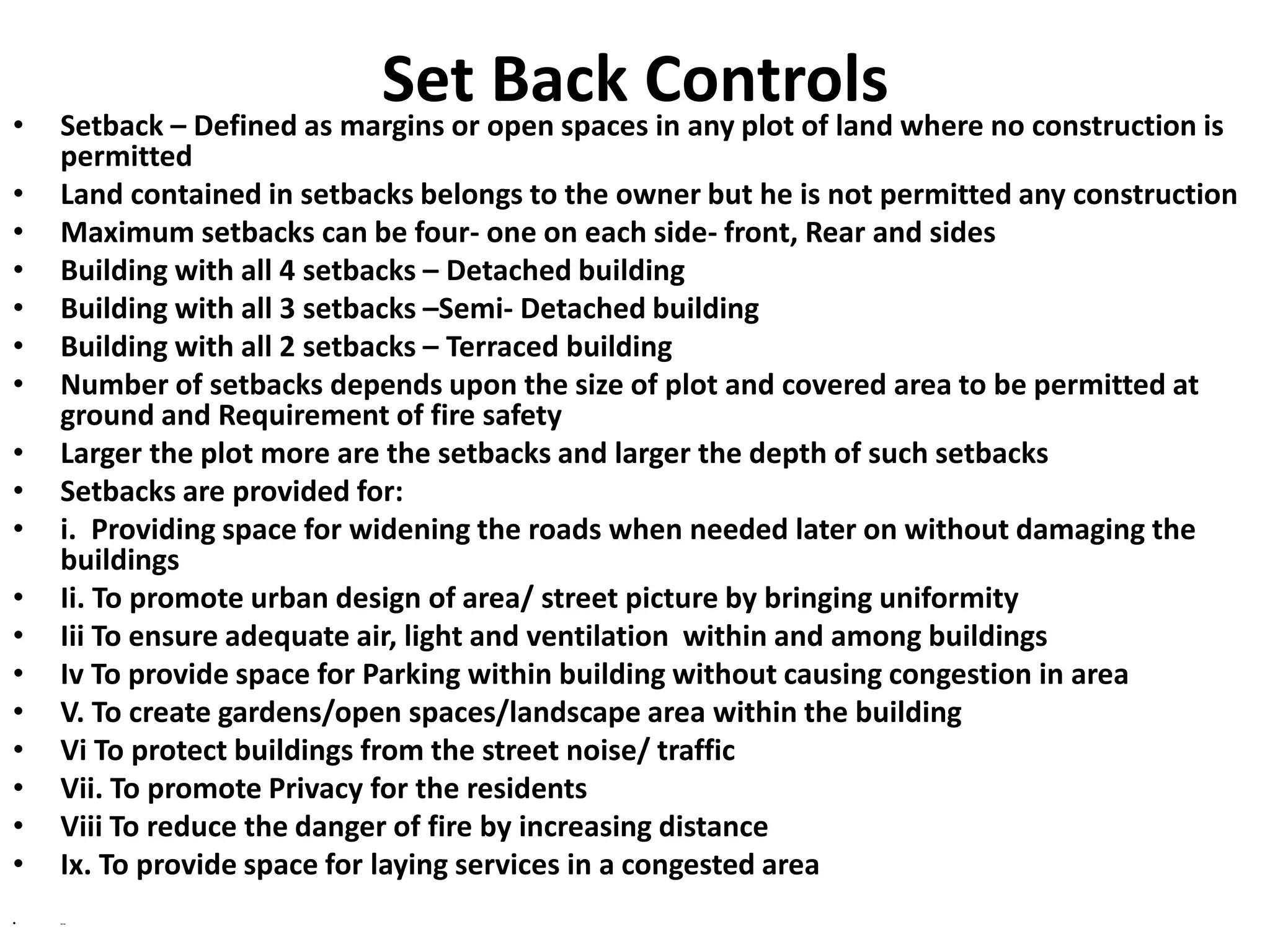 What are Development controls | PPTX