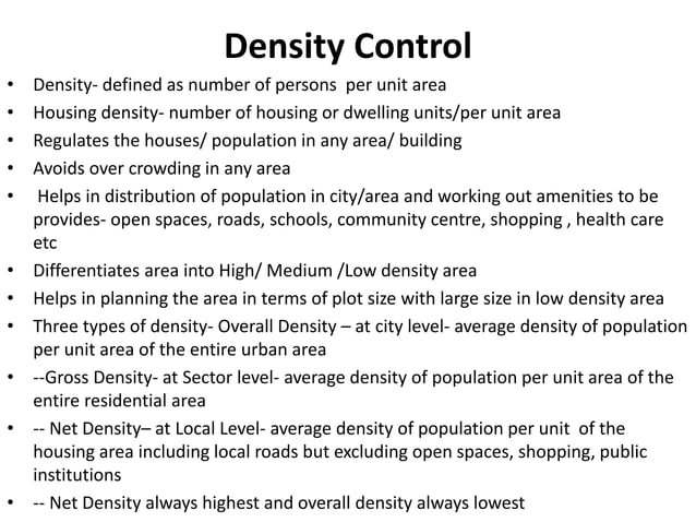 What are Development controls | PPTX | Developmental Sites | Real Estate