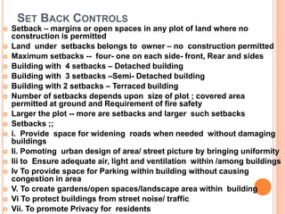 Development controls and Chandigarh Architectural controls | PPTX