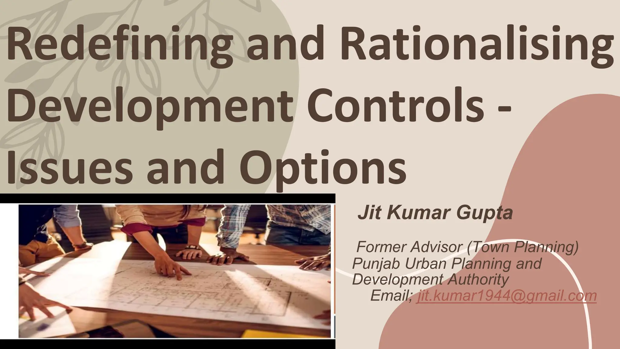 Redefining and Rationalising Development Controls -Issues and Options ...