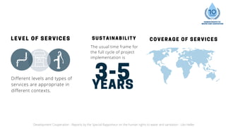 Development cooperation and the human rights to water and sanitation ...