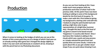 FMP-Development diaries production | PPT